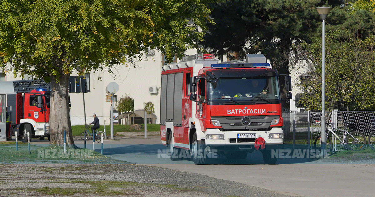 Vatrogasac koji je gasio požar u Banjaluci upućen na UKC RS