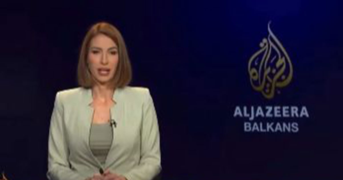 Emitovane posljednje vijesti Al Jazeere Balkans iz sarajevskog studija ...