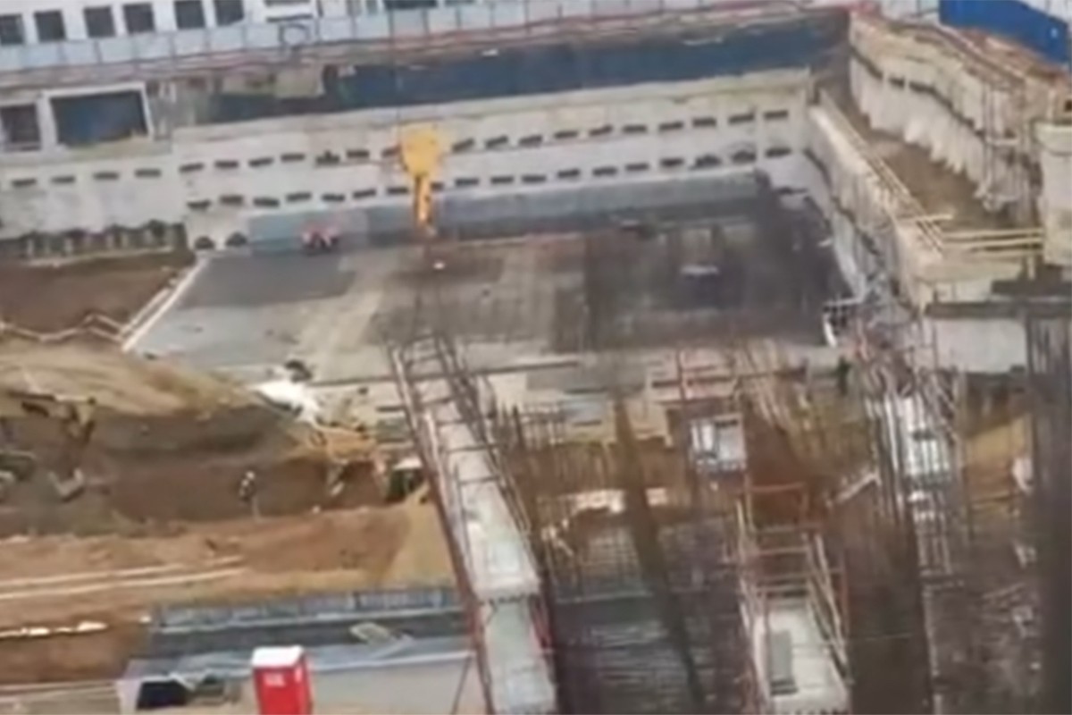 Urušila se ogromna skela u Zagrebu, snimak postao viralan